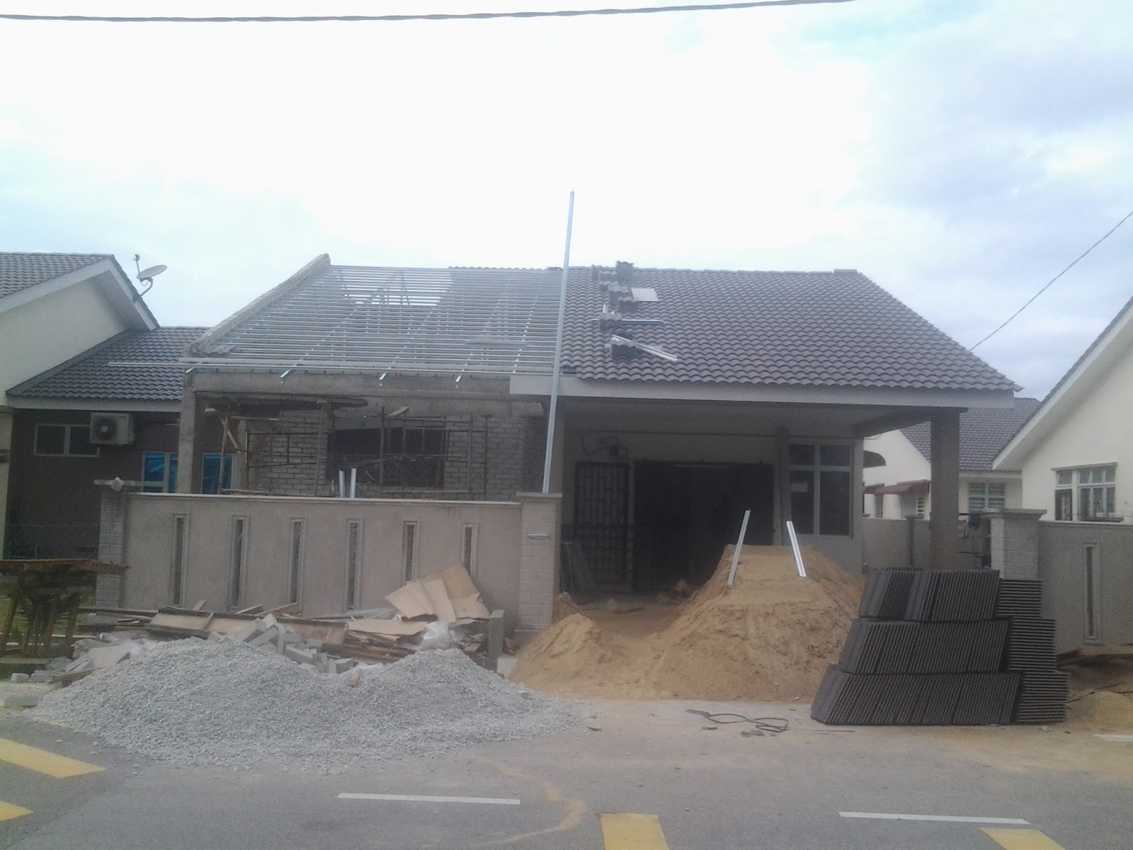 renovation: RENOVATION RUMAH SEMI D TAMAN BUKIT RANGIN PERDANA 1