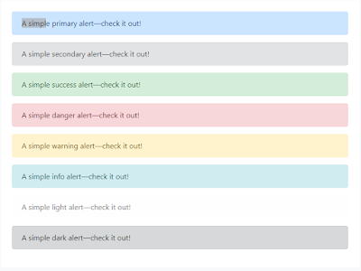 w3school: Bootstrap .Alerts