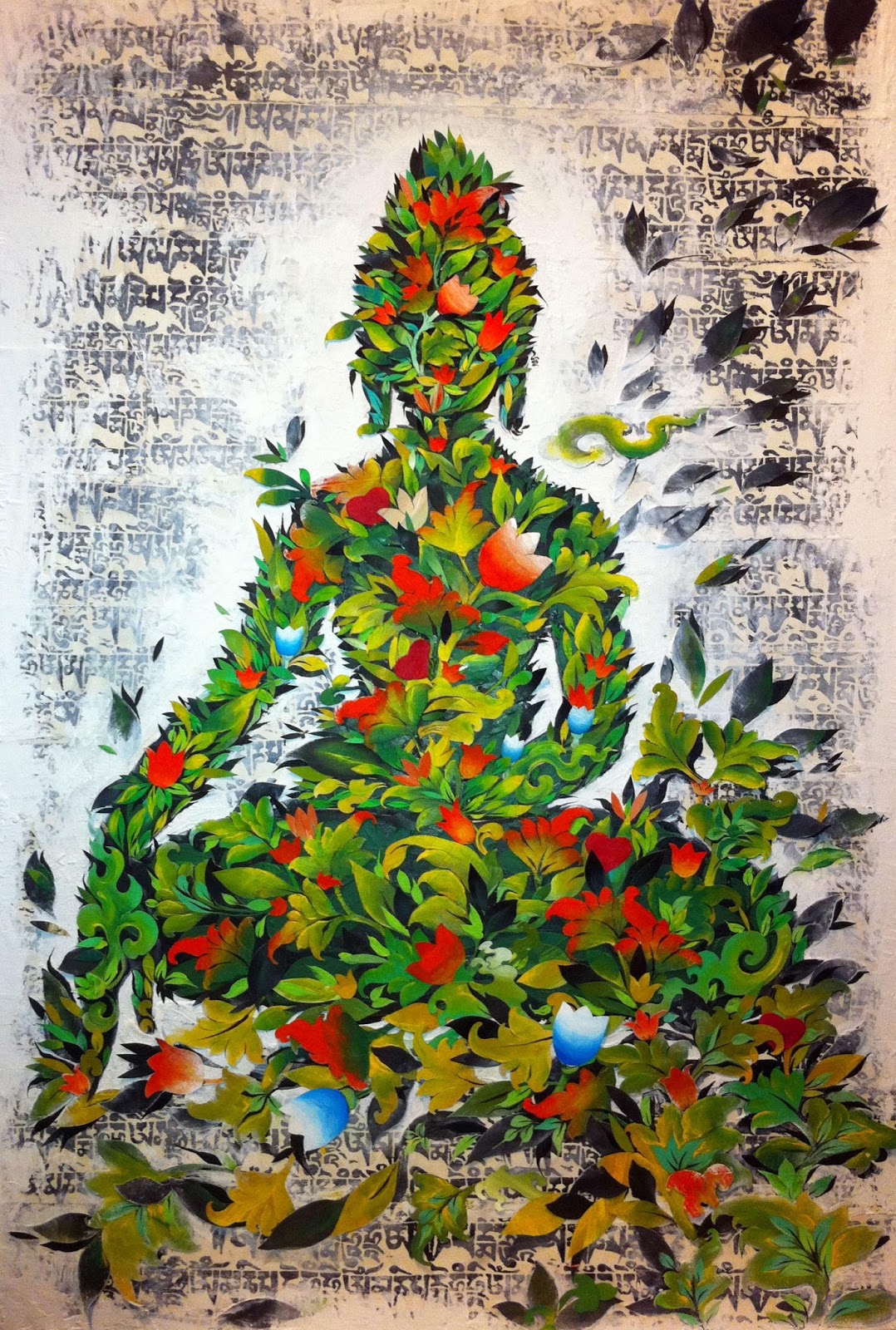 nickyskye meanderings: Contemporary Tibetan art