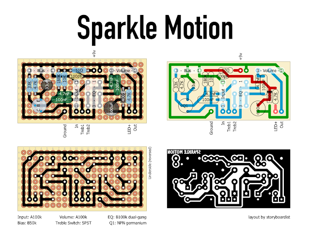 Perf and PCB Effects Layouts: Smallsound/Bigsound Sparkle Motion