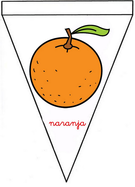 RECURSOS y ACTIVIDADES para Educación Infantil: Banderines: FRUTOS del ...