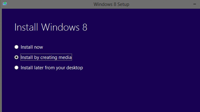 CREATE A WINDOWS 8 INSTALLATION DVD OR USB DRIVE