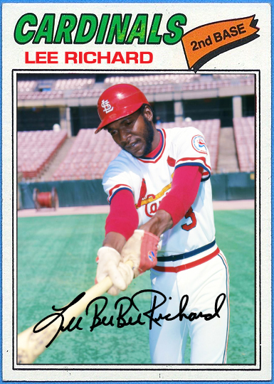 WHEN TOPPS HAD (BASE)BALLS!: MISSING IN ACTION- 1977 LEE RICHARD