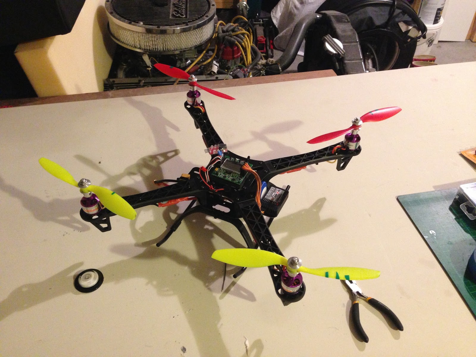 Bluefish: Quadcopter build : Plan C