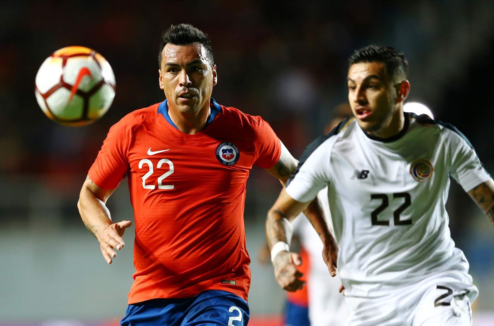 Partidos de la Roja: [16/11/2018] Chile-Costa Rica | 2:3