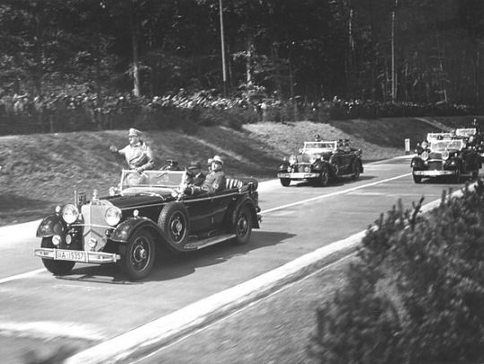 World War II in Pictures: Driving With Hitler