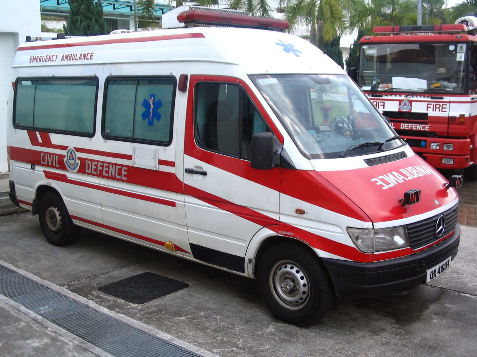 Civil Defence of Malaysia ( CDEF ): Singapore Civil Defence Force Vehicle