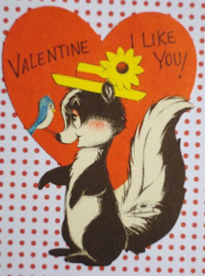 PowerOfBabel: Love Stinks: The Skunk Valentine Card