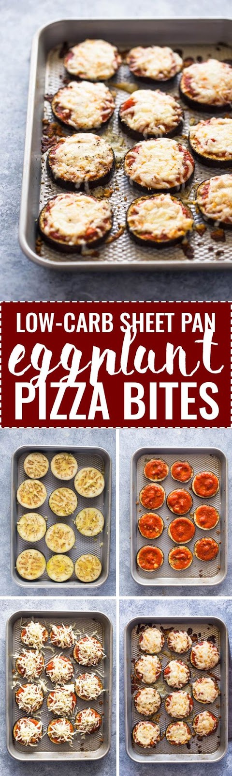 Low-Carb Eggplant Pizza Bites Recipe - Girls Dishes