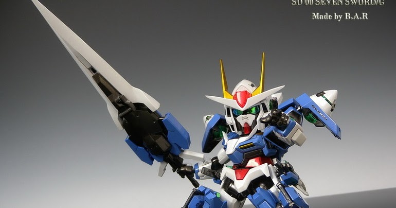 SD GN-0000/7S 00 Gundam Seven Sword Custom Build - Gundam Kits ...