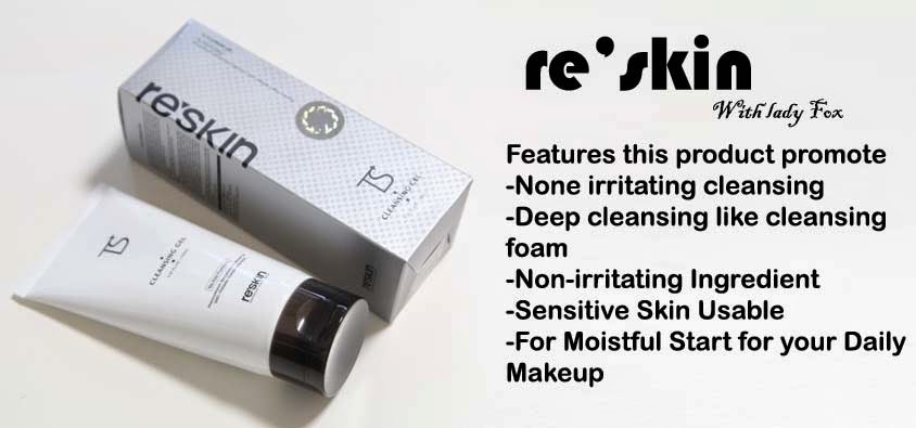 Cleansing Gel Recommendation, Re'skin Cleansing Gel - Lady Fox Makeup blog