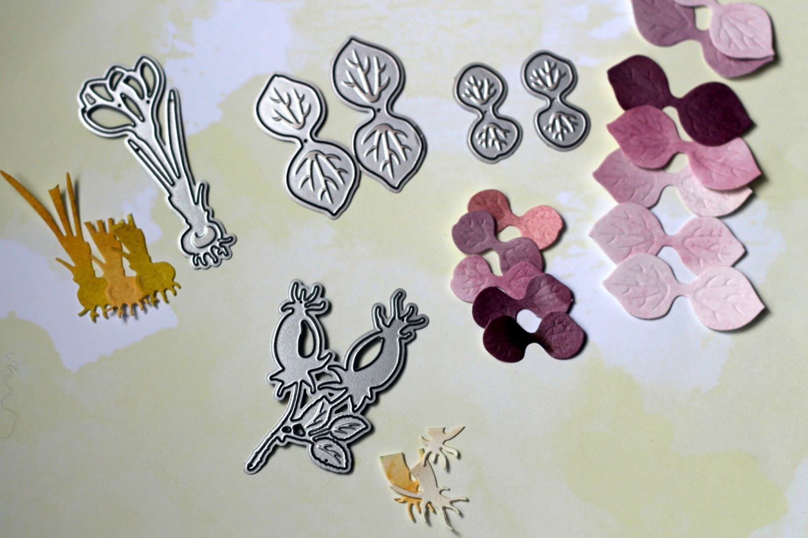 Четвёртый мастер-класс. Нож один = Цветка три. Виктория Craft. - EcoPaper