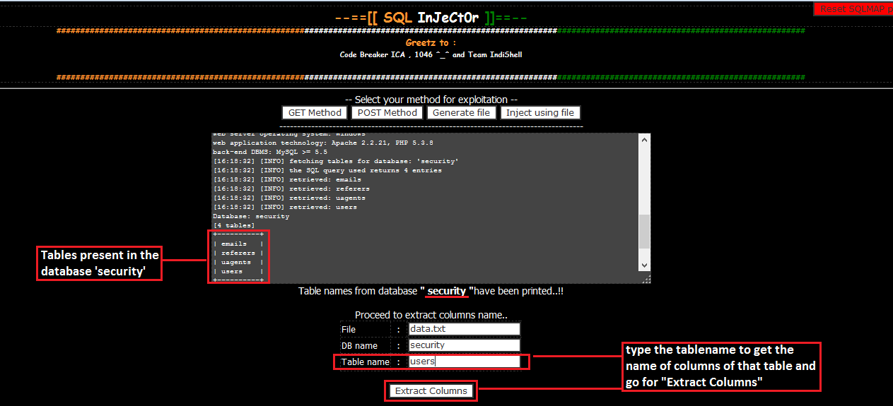 SQL_Injector Version-2 by incredible | Start With Linux | Mannu Linux