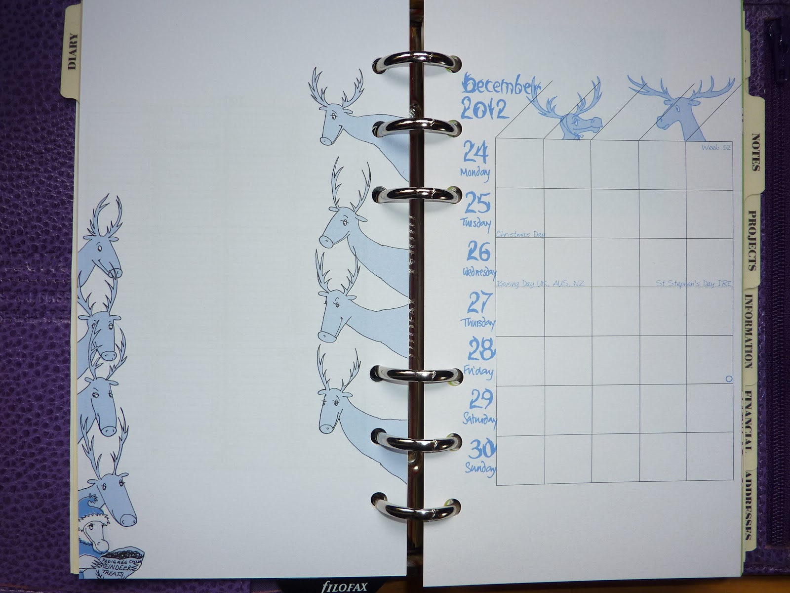 Plannerisms: 2013 Dodo Pad personal size Filofax-compatible diary inserts