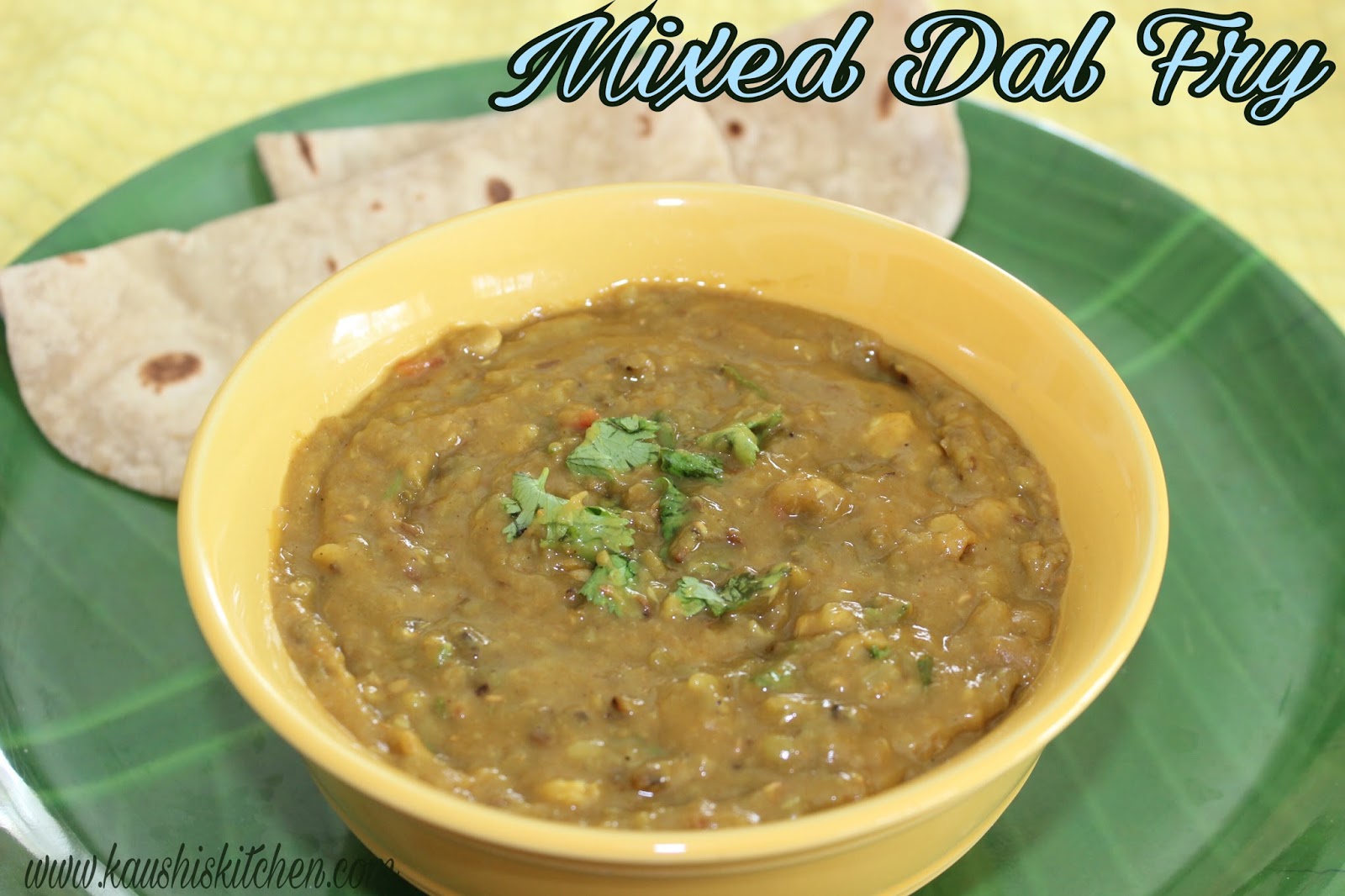 MIXED DAL FRY / MIXED DAL CURRY - PUNJABI VERSION