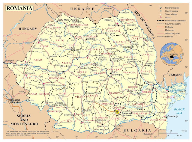 Romania Map