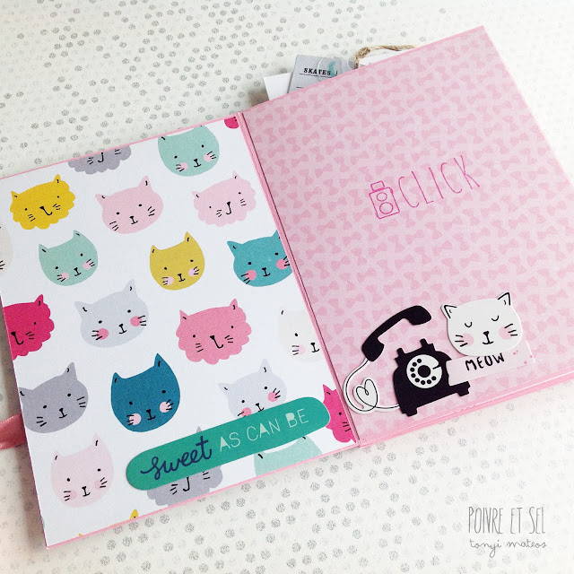 Poivre et Sel Scrap: Mini álbum CUTE GIRL