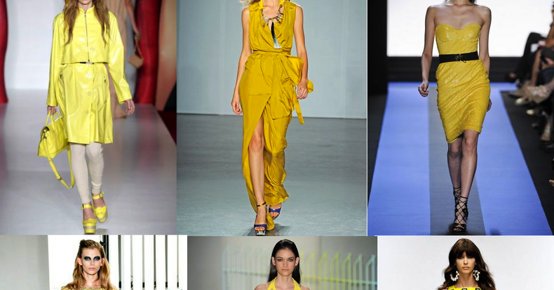 On Trend with Vintage--Yellow Brightens Our Spring 2012 | GlamAmor