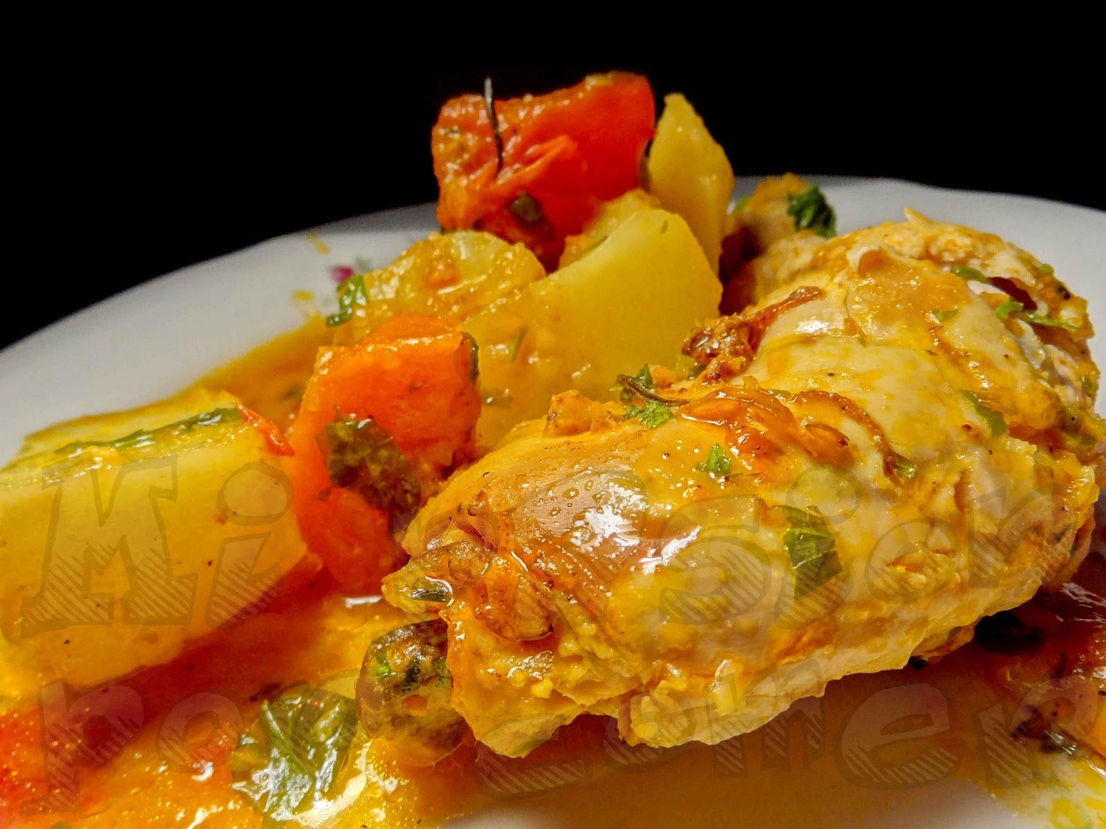 mi pasión por comer: Receta:Estofado de pollo