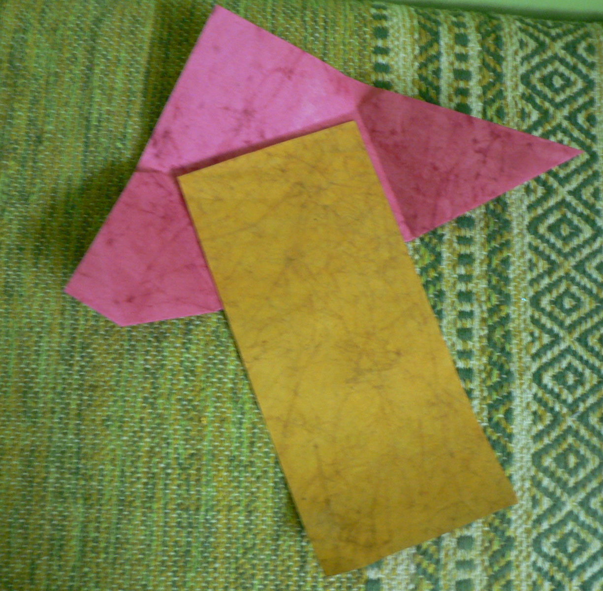 Juhi's Handmade Cards: Fold Note with accordion insert tutorial