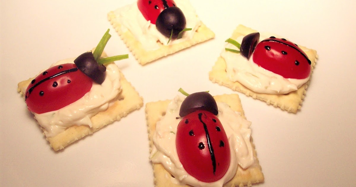 My Recipe Journey: Cute Lady Bug Crackers!