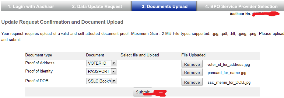 Aadhar card Update, Change or Correction Online | FREE ONLINE SEVA