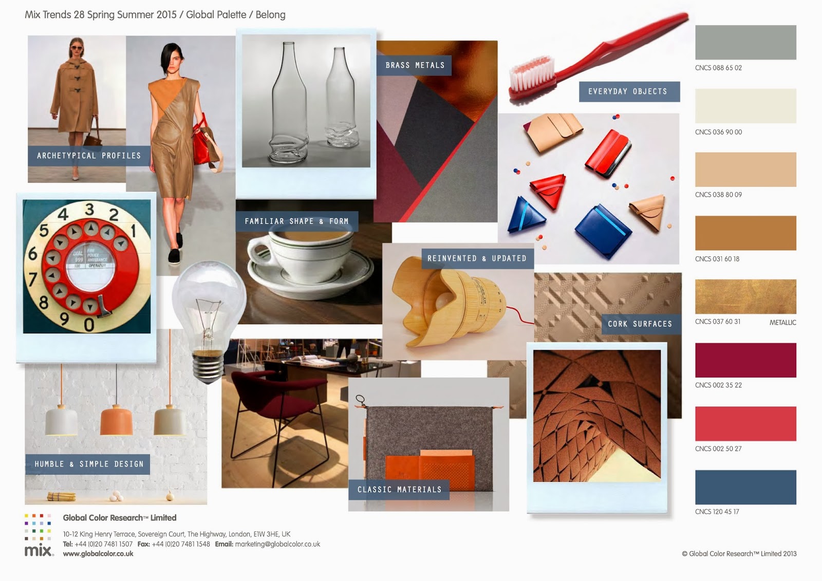 FASHION VIGNETTE: TRENDS // GLOBAL COLOR RESEARCH . SPRING/SUMMER 2015