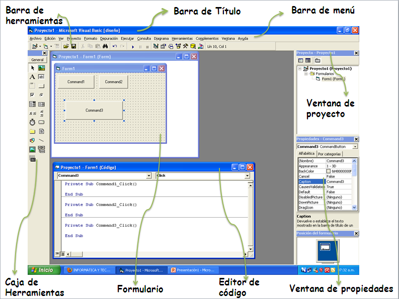 Blog Vanessa Longas: Interfaz de Visual Basic