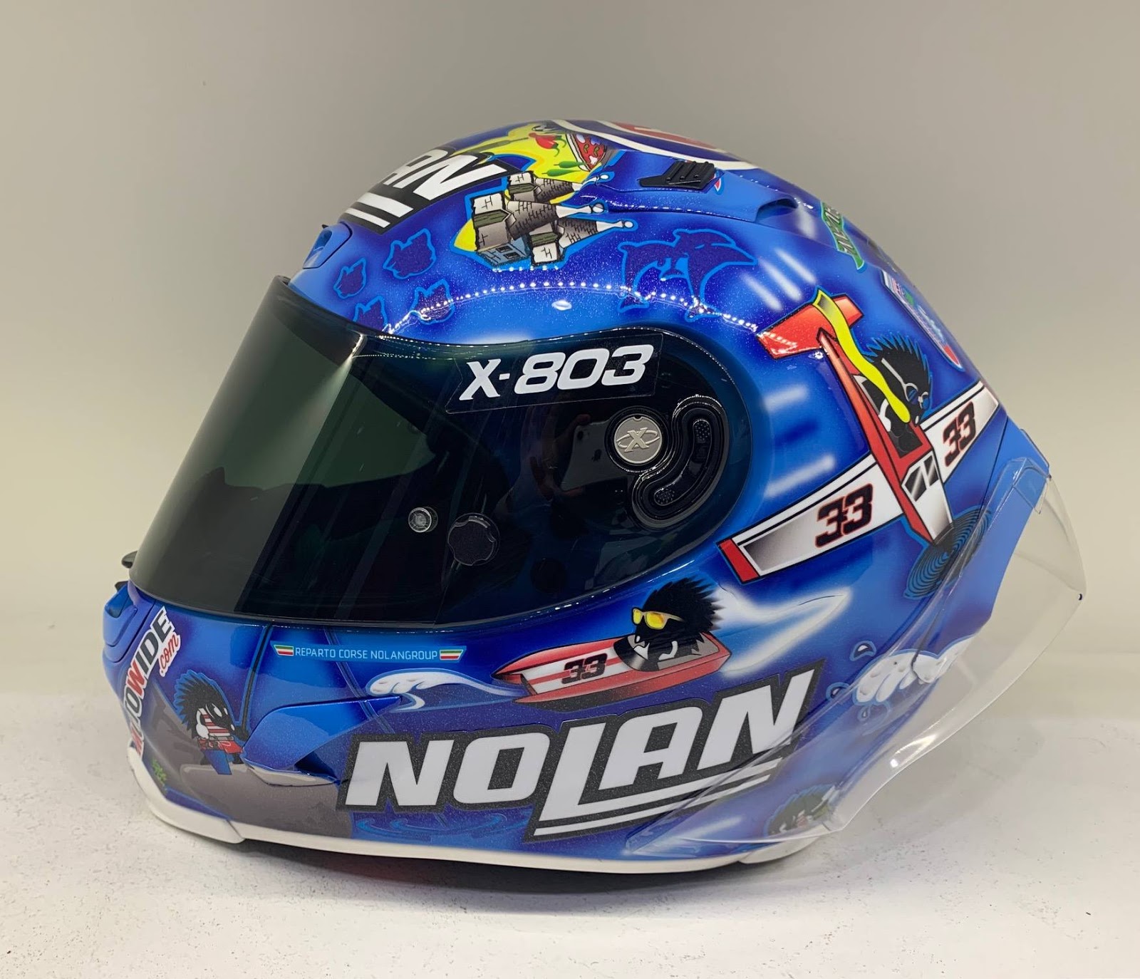 Racing Helmets Garage: Nolan X-803 M.Melandri 2019 by GTT Design