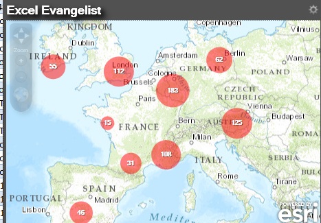 The Excel Evangelist: Mapping your Data - GIS In Excel!!!!