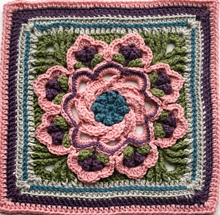 Square Tropical Delight Crochet Pattern Free Step by Step - Crochet ...