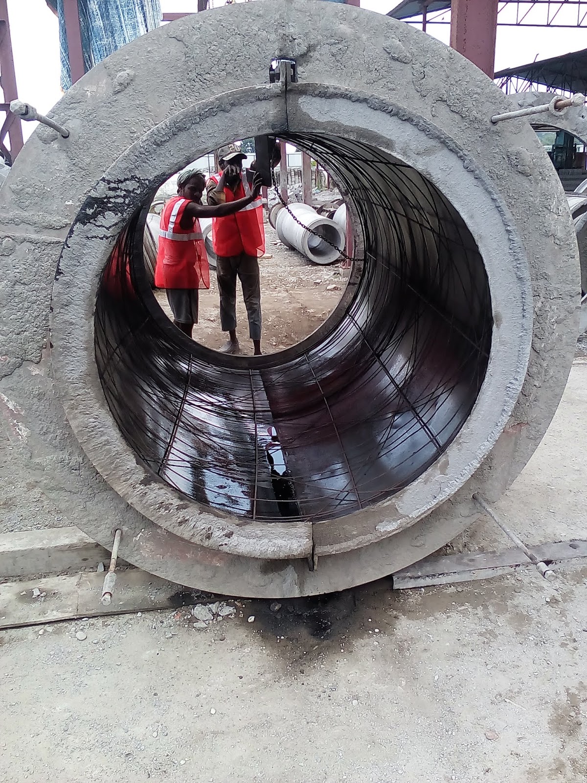 HOW TO MAKE MANHOLE AND PIPE ON SITE ~ ENGINEERING