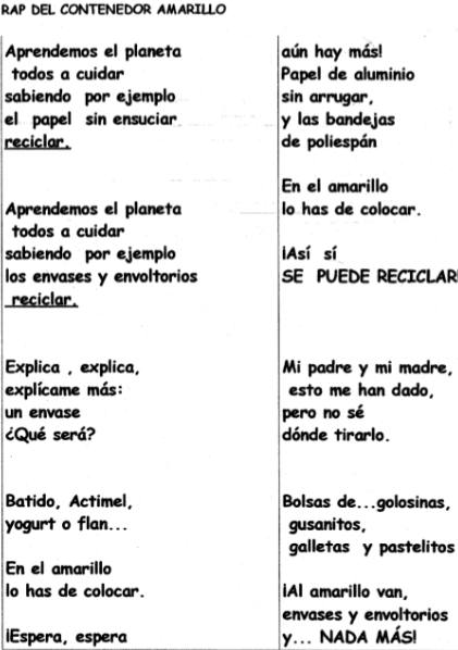 Música en Manjón : Rap del Reciclaje