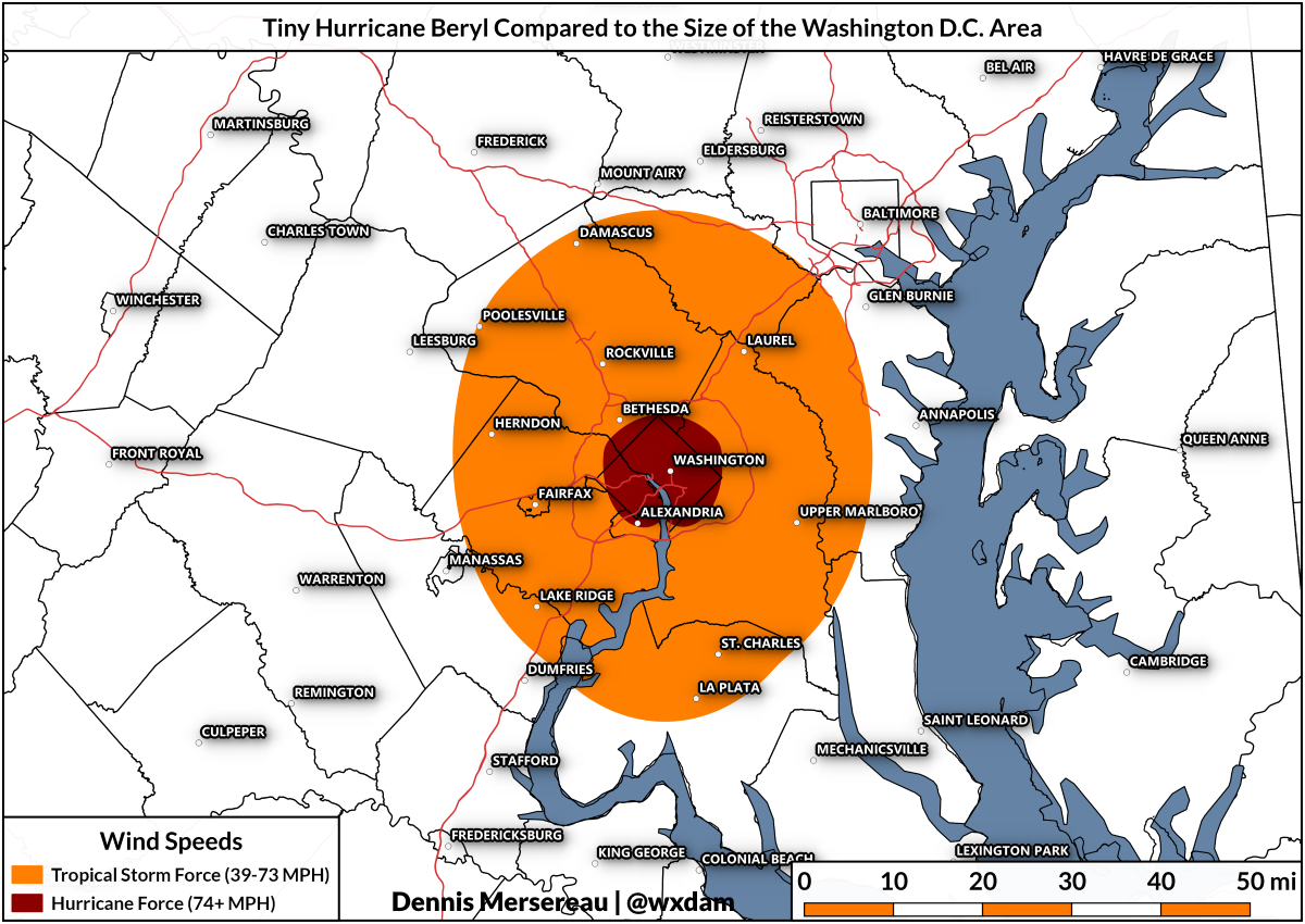 Itty Bitty Hurricane Beryl Defies the Odds, Makes Fools of Us All ...