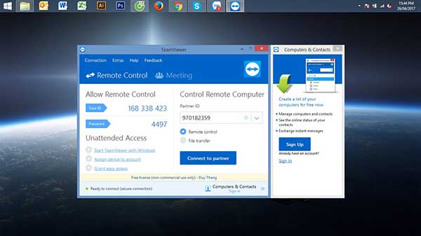 Máy chẩn đoán Autel: Teamviewer chức năng hỗ trợ từ xa trên máy chẩn ...