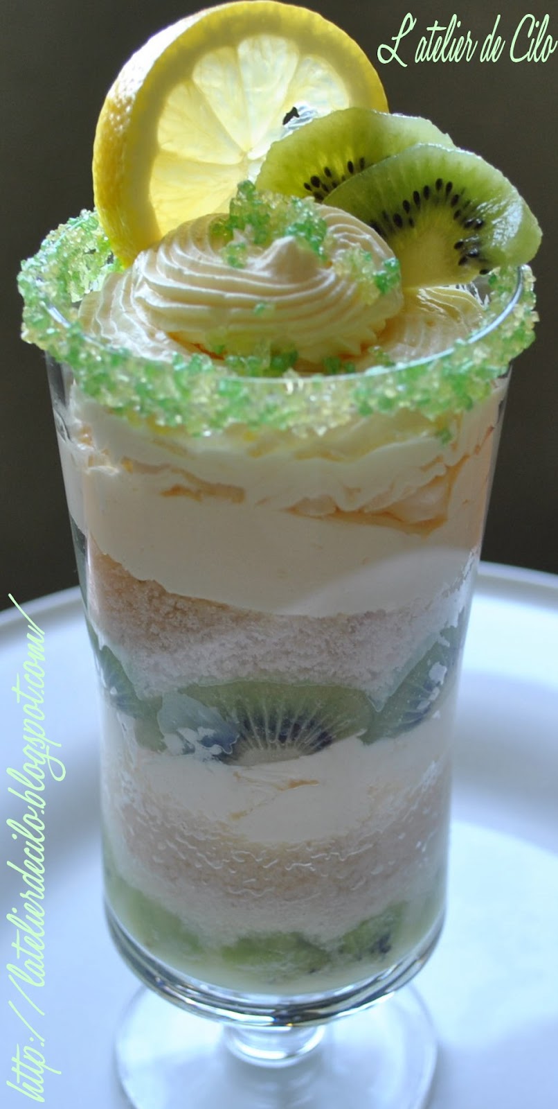 L'atelier de Cilo: "trifle" citron / kiwi