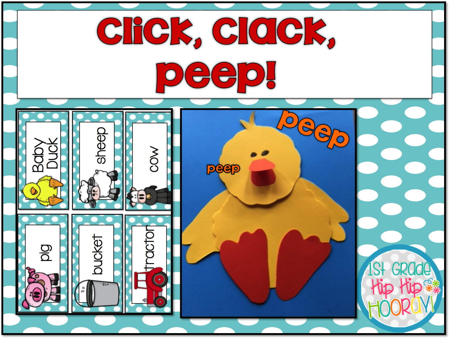 1st Grade Hip Hip Hooray!: Click Clack Peep... Doreen Cronin and Betsy ...