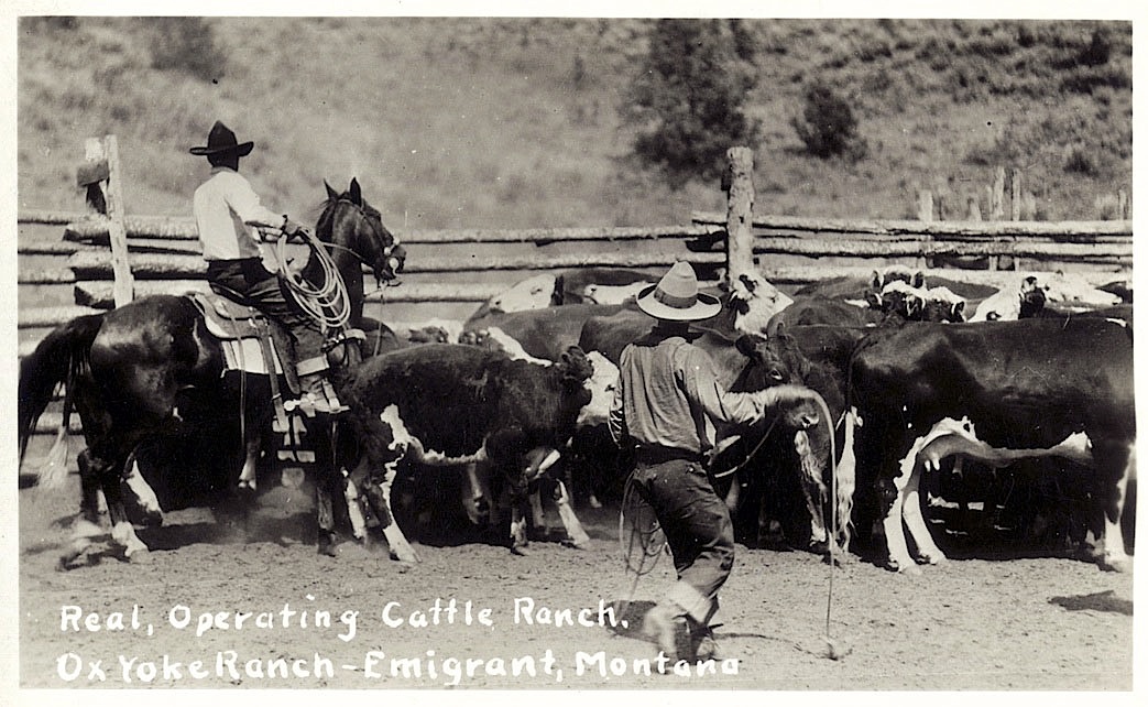 A drifting cowboy: Ox Yoke Dude Ranch & cowboy furniture
