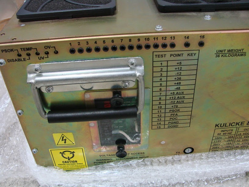 Semiconductor Equipment: K&S 8060 Power Supply PN : 08020-1010-000-06