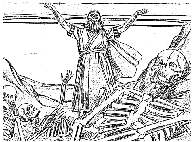 Ezekiel Dry Bones Coloring Page - boringpop.com Ezekiel Dry Bones Coloring Page - boringpop.com
