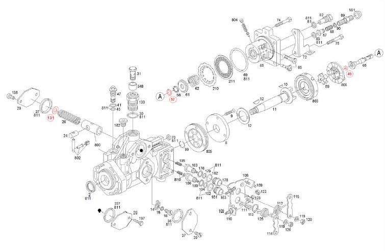 INJECTION-AUTOMOTIVE: 0460306221 BOSCH-PUMP INJECTION VA6