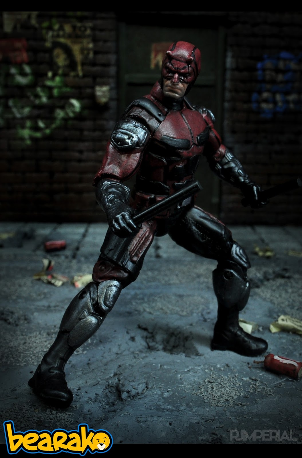 Bearako's Corner: TOY CUSTOM: Netflix Daredevil (Red Suit)