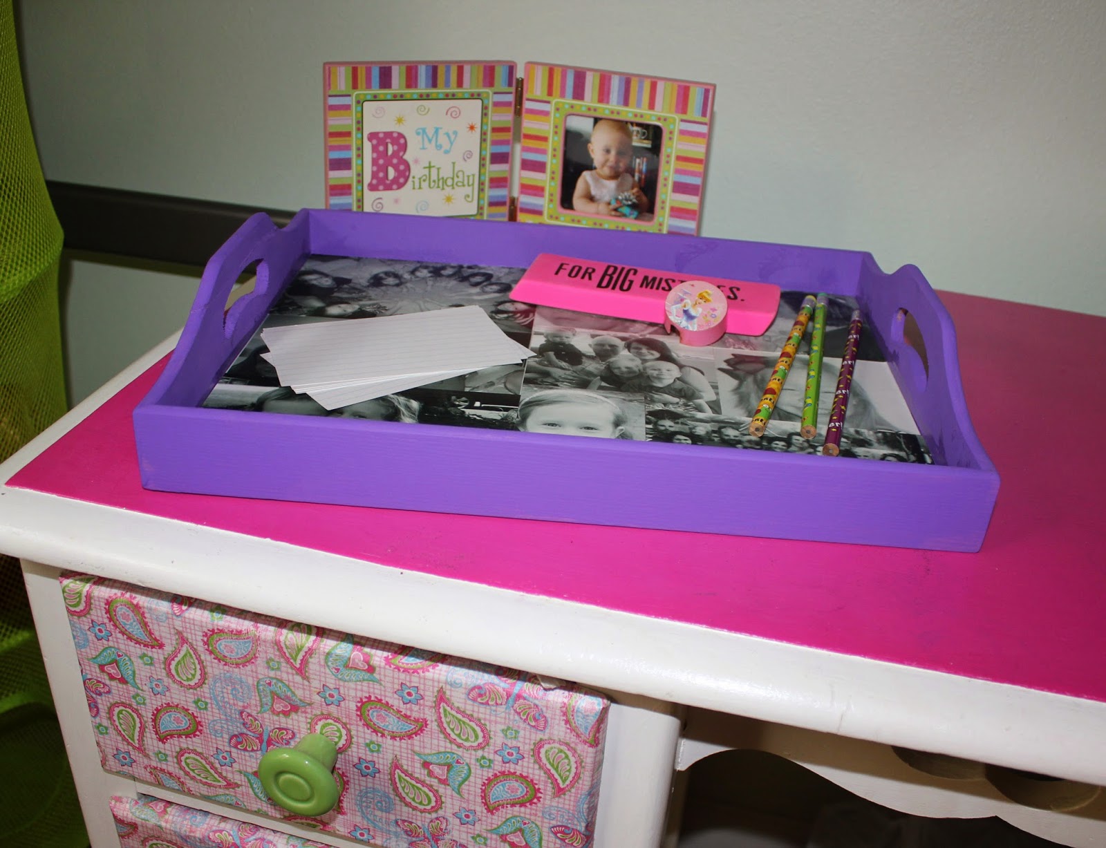 Thrifty Nifty Family Of Five: Simple Tray Makeover