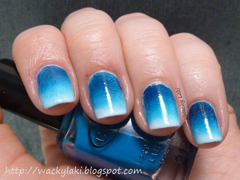 Wacky Laki: Sunday Stamping using Multiple Stamps Over a Gradient