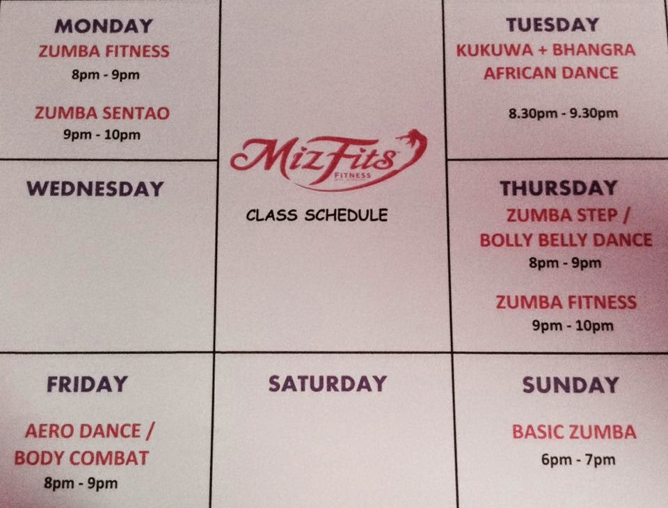MizFitz Fitness : Our Clases