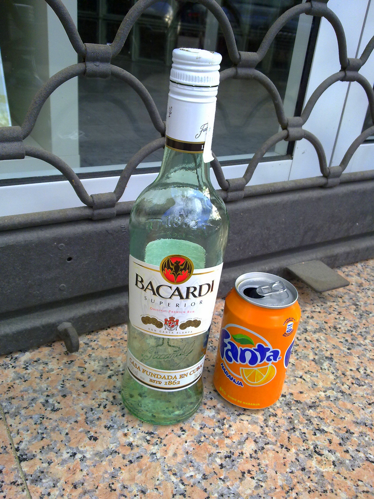 La retina del sabio: Ron Bacardi con Fanta