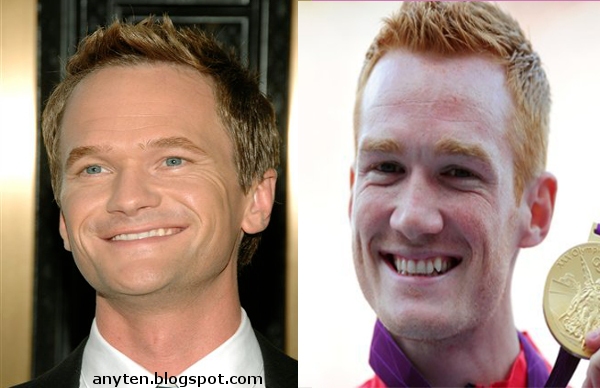 AnyTen: 10 Olympian with their Celebrity Look-Alike