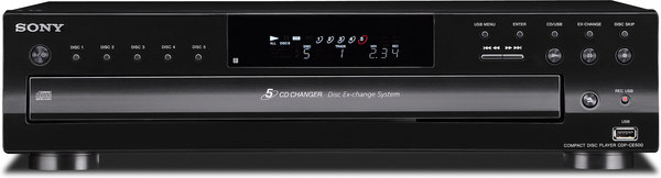 Home Audio in Speed Audio: Sony CDP-CE500 Compact Disc Player