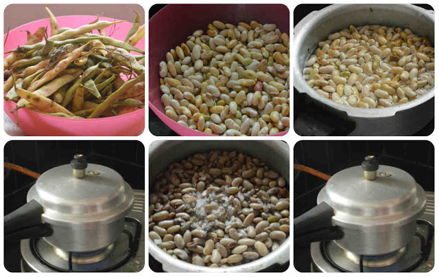 Upala: Ripe Beans Sundal/Hannu huruli Palya (Karnataka Special)