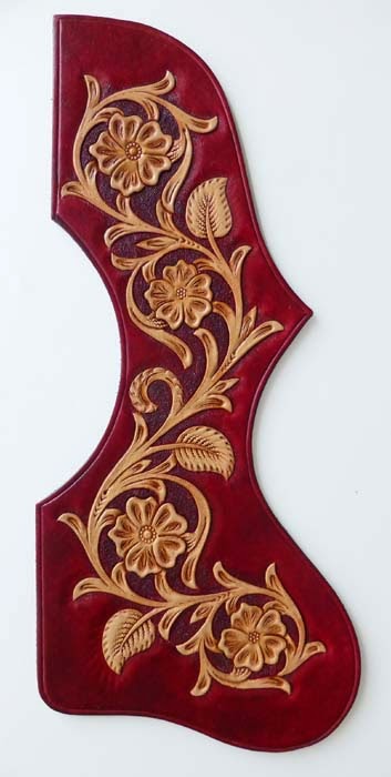 Just Outside of Dallas: Custom Leather Pickguard for Gibson J-200 ...